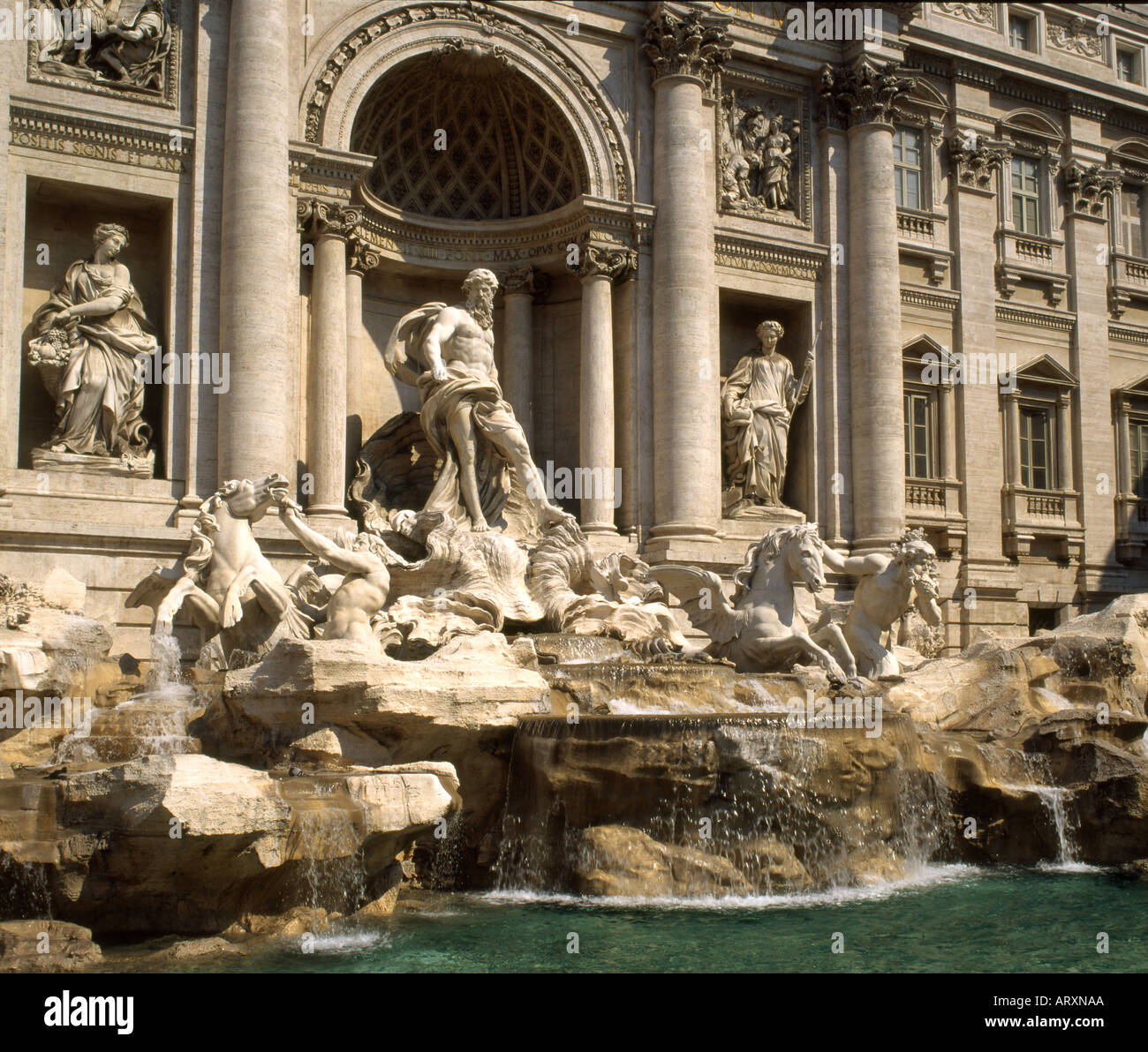 Italy. Rome. Trevi fountain Stock Photo - Alamy