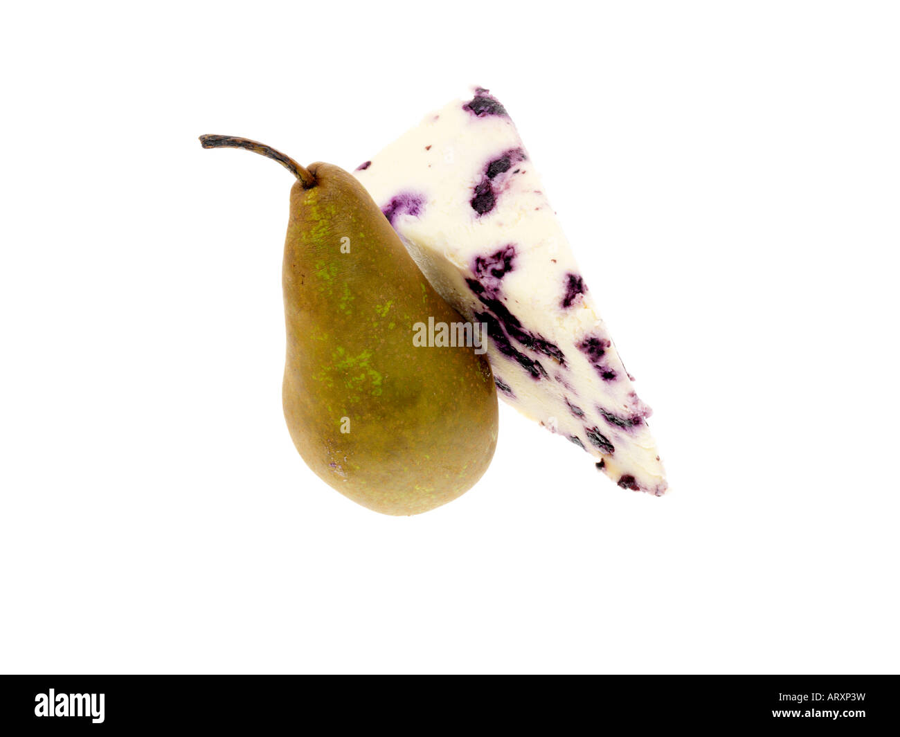 Blueberry White Stilton with Pear Stock Photo - Alamy