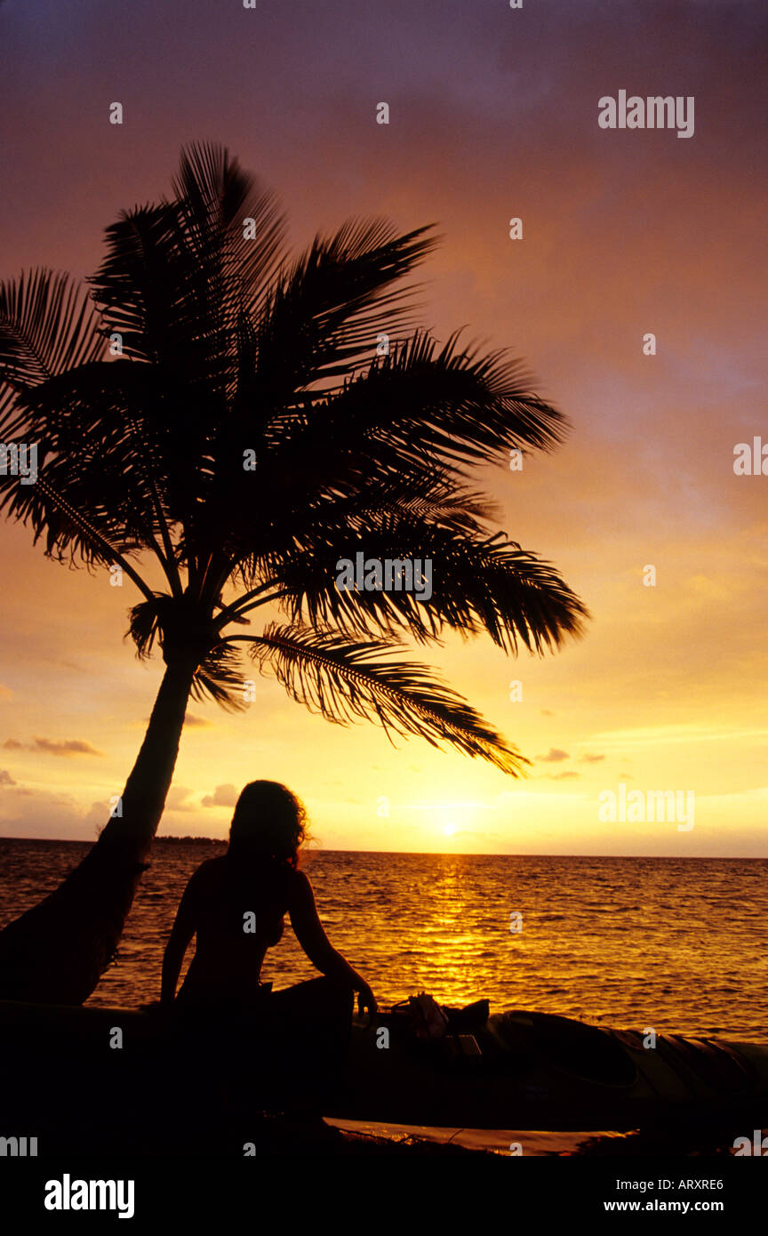 Belize kayak caye hi-res stock photography and images - Alamy