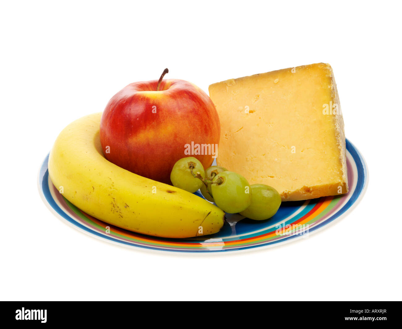 Cheshire Cheese with Fruit Stock Photo - Alamy