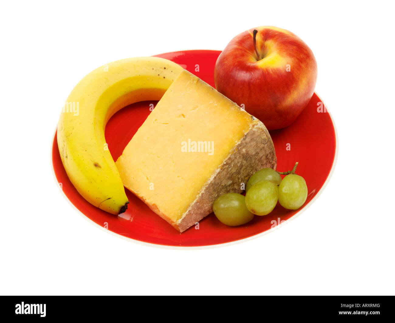 Cheshire Cheese with Fruit Stock Photo - Alamy