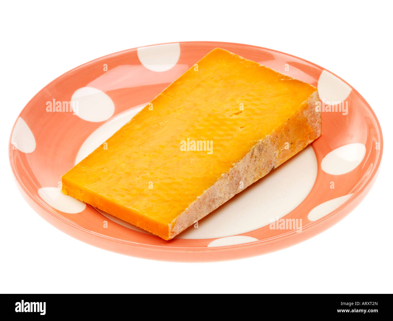 Red Leicester Cheese Stock Photo - Alamy