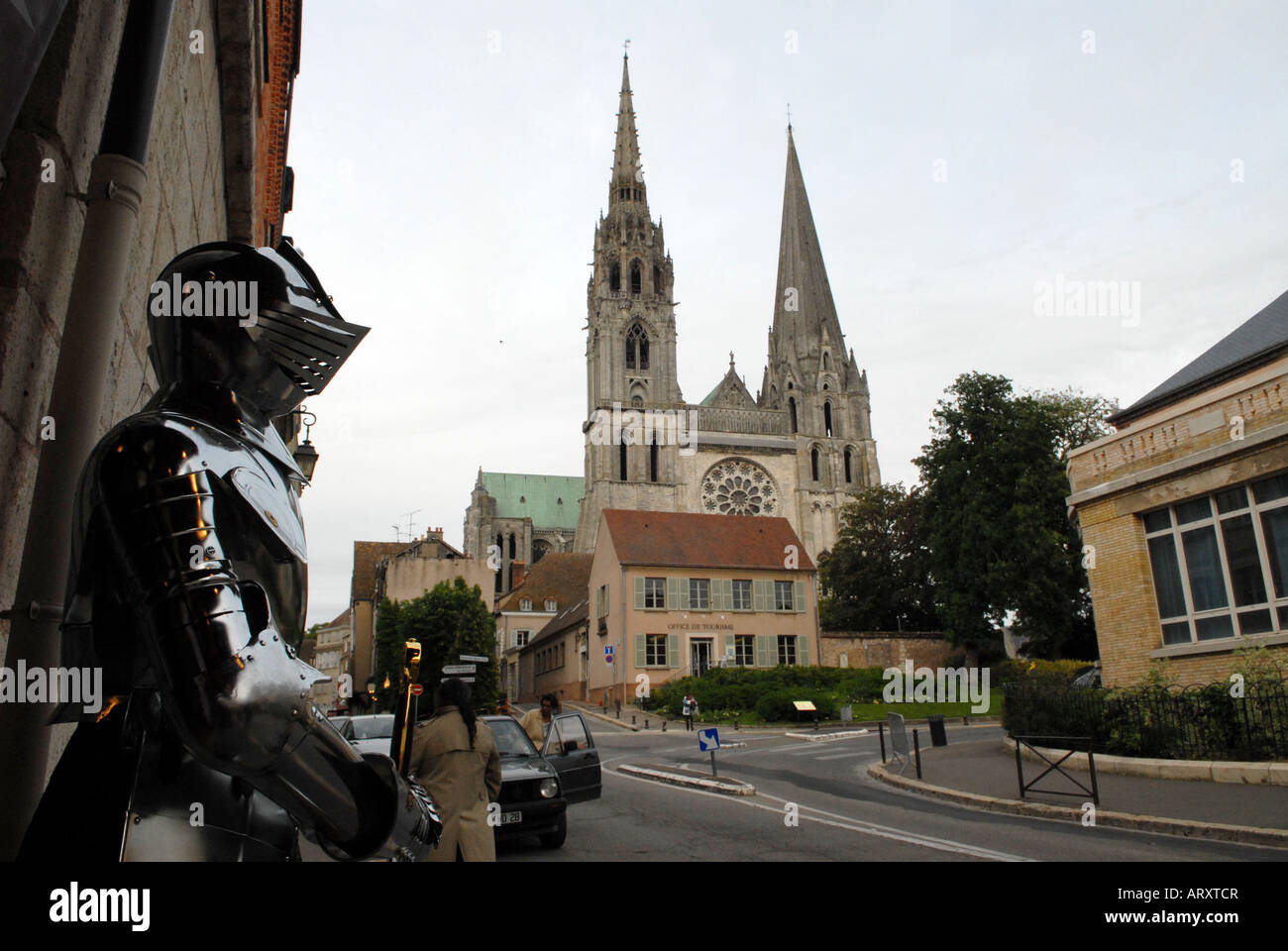 The Cathedral of Our Lady of Chartres at Chartres Stock Photo - Alamy