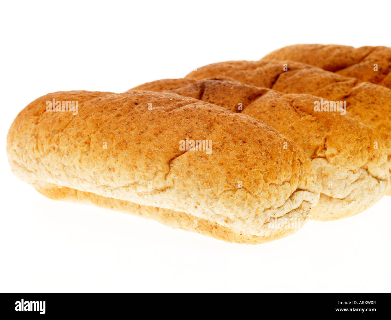 Wholemeal Finger Rolls Stock Photo - Alamy