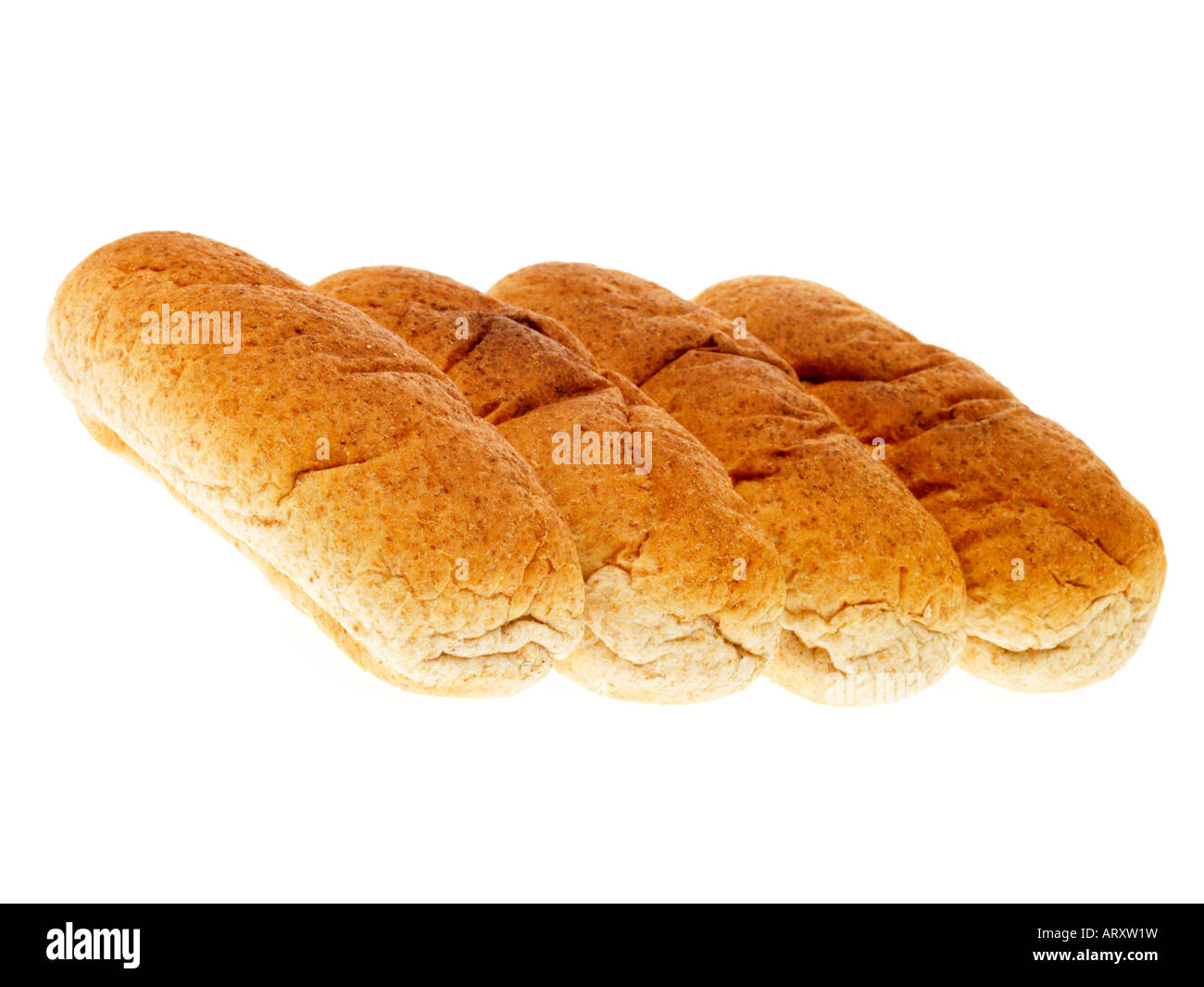 Wholemeal Finger Rolls Stock Photo - Alamy