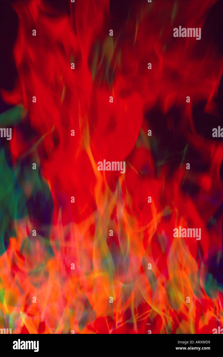 special effect multicolored flames fire Stock Photo - Alamy