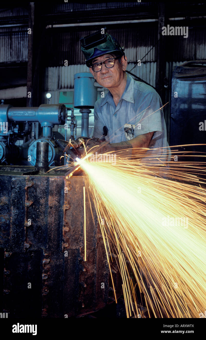 Welder. Island of Kauai Stock Photo - Alamy
