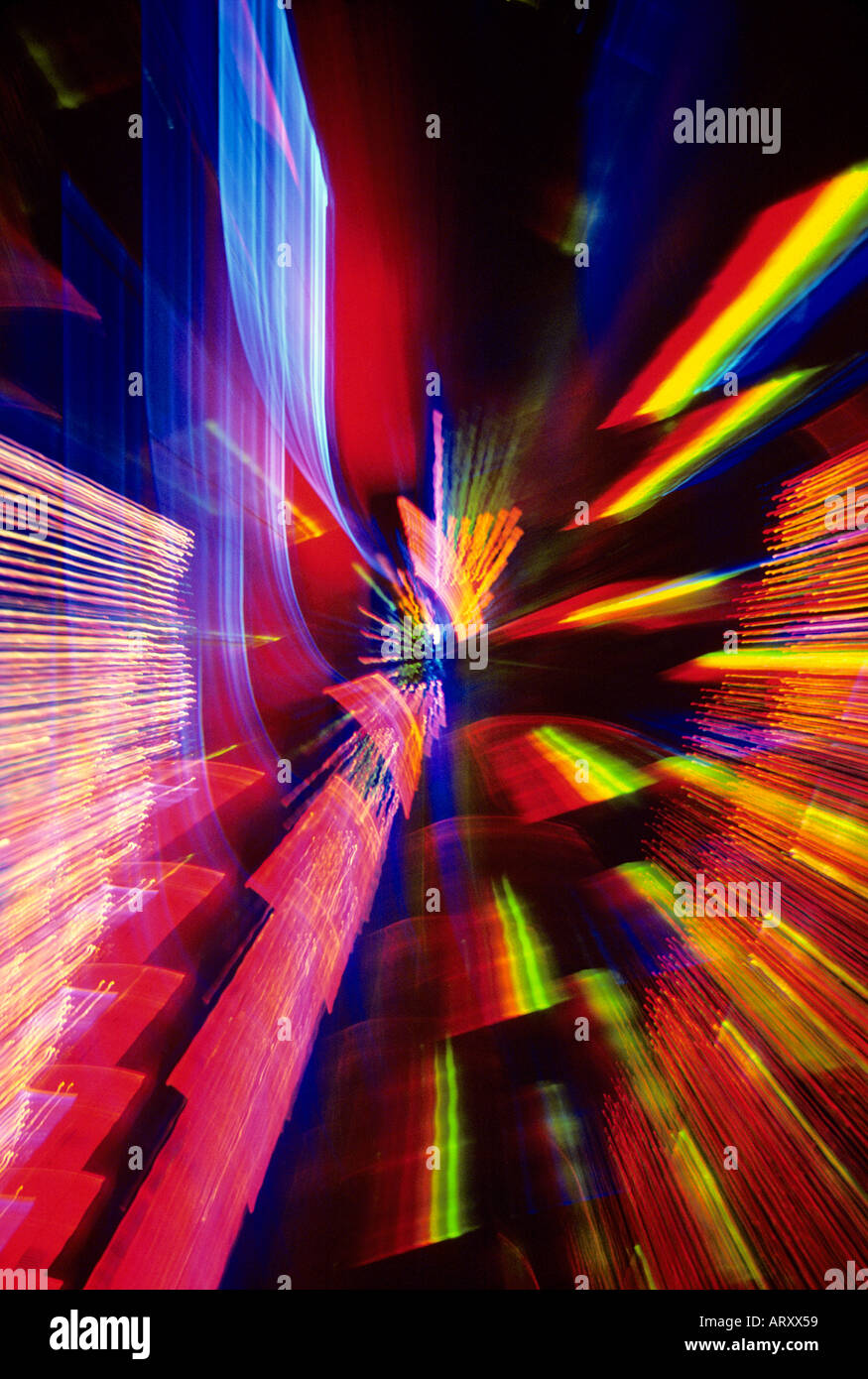Prism with coloured neon lighting hi-res stock photography and images ...