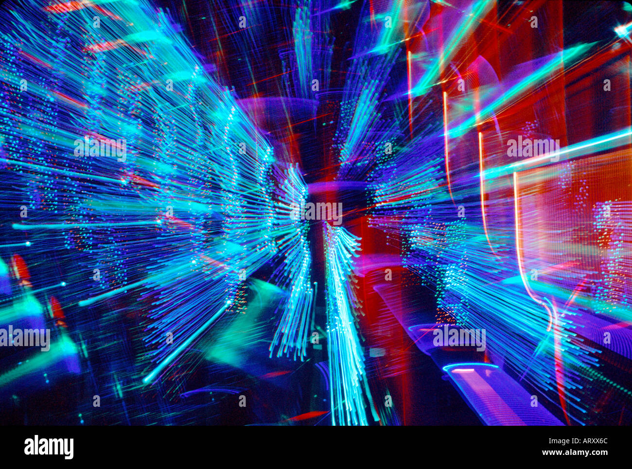 Prism with coloured neon lighting hi-res stock photography and images ...