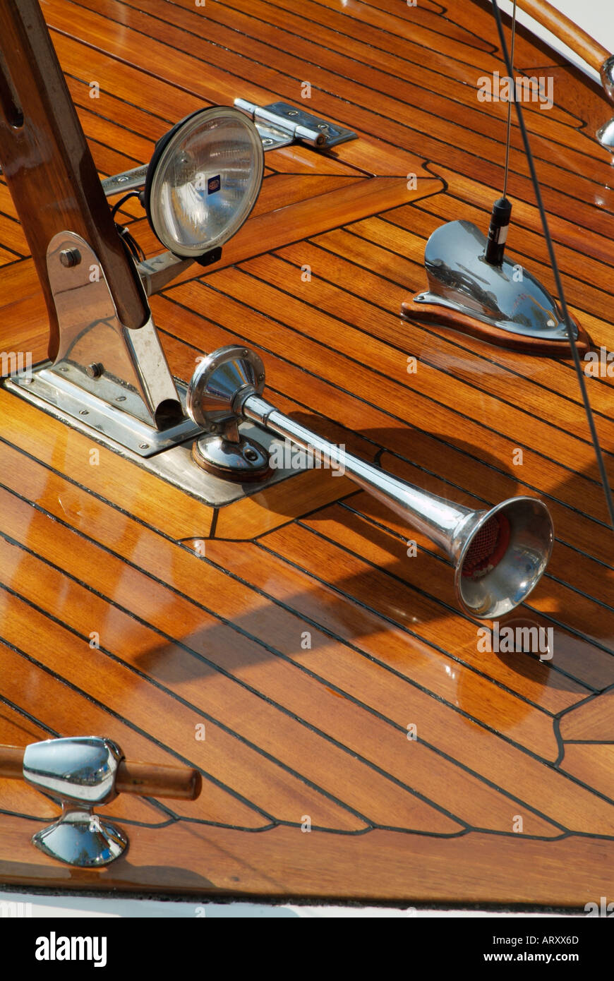 Wooden yacht prow hi-res stock photography and images - Alamy