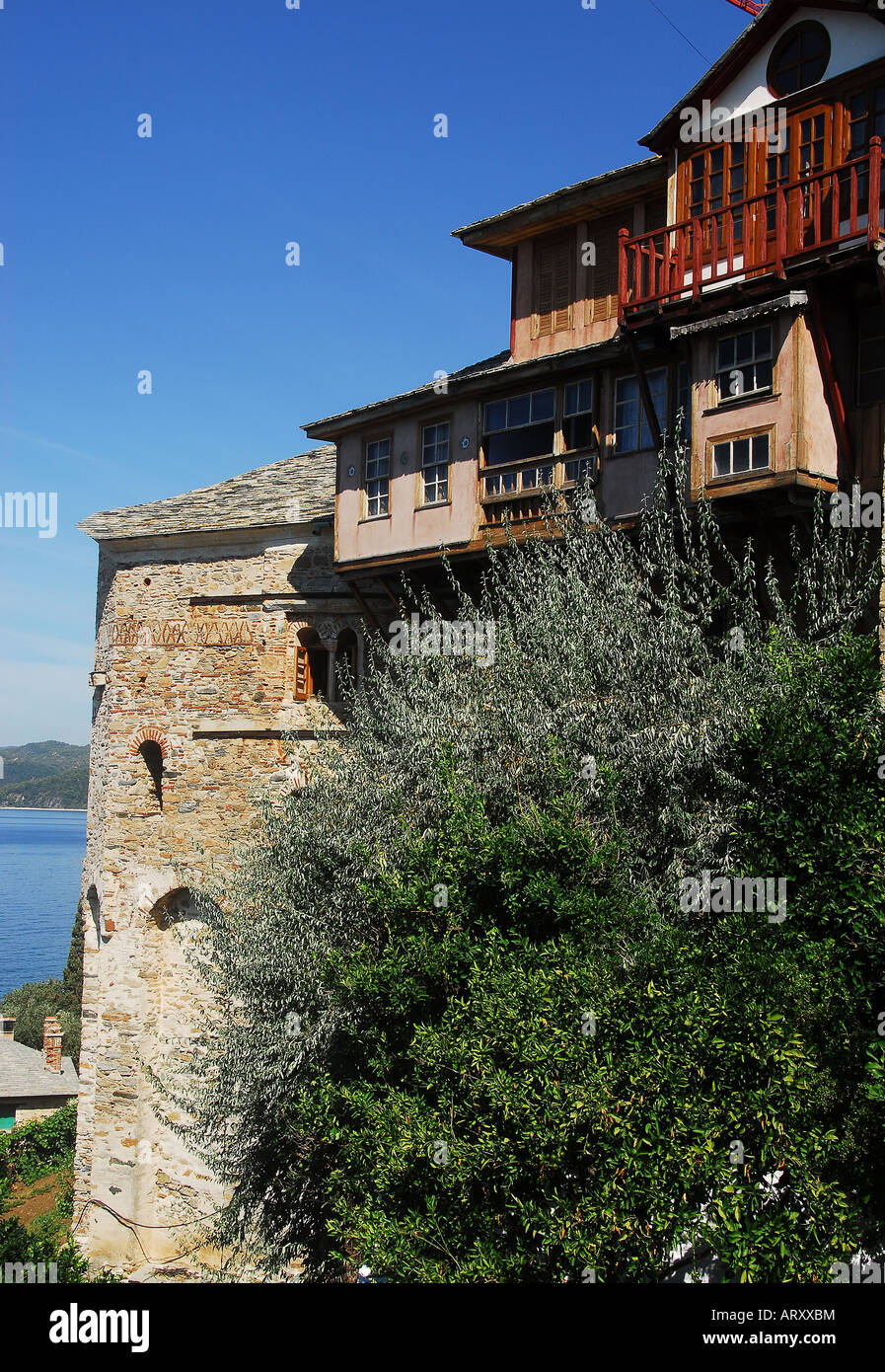Halkidiki greece monks hi-res stock photography and images - Alamy