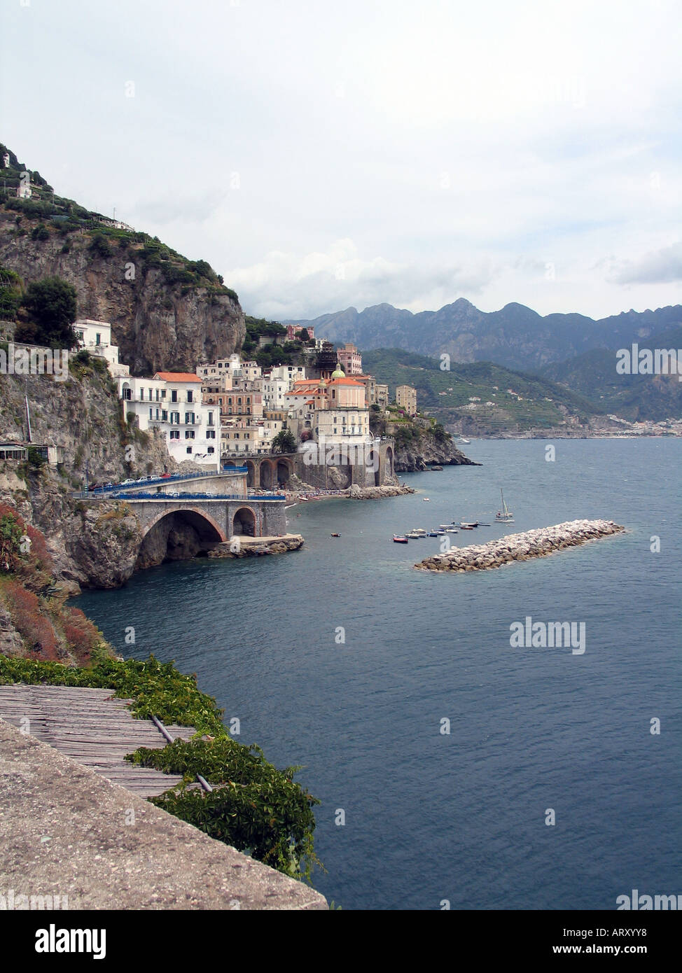 Amalfi harbour, Italy 2004 Stock Photo - Alamy