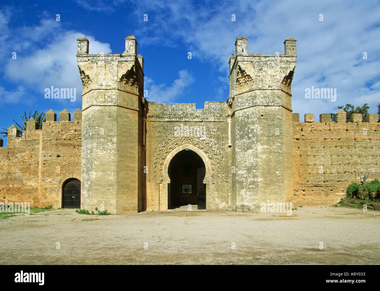 Entrance Gate to Chellah Roman Ruins, Rabat, Morocco Stock Photo - Alamy
