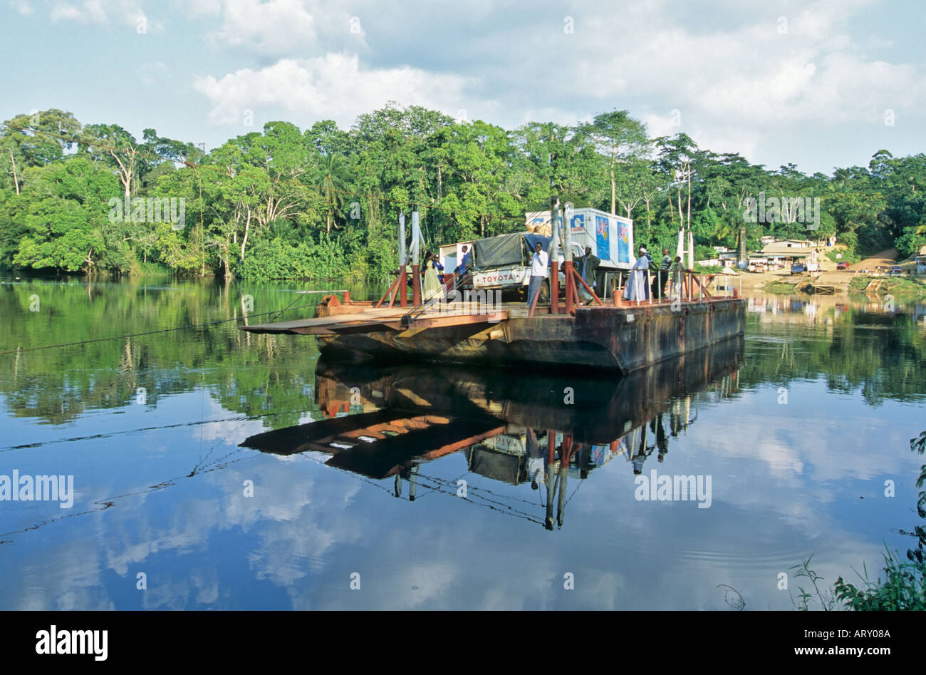 Ferry, Southern Cameroon, Cameroon Stock Photo - Alamy