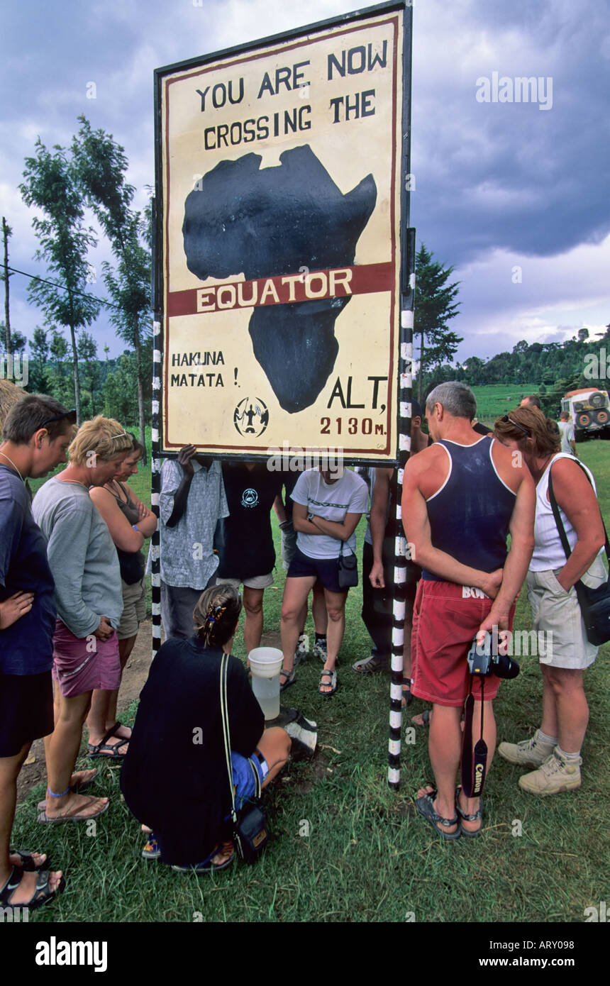 Crossing the Equator, Kenya Stock Photo - Alamy