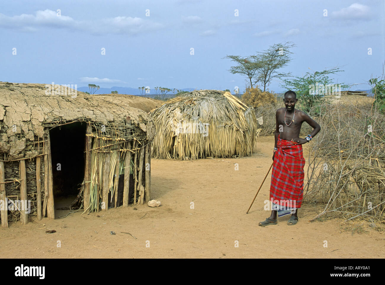 Samburu village hi-res stock photography and images - Alamy