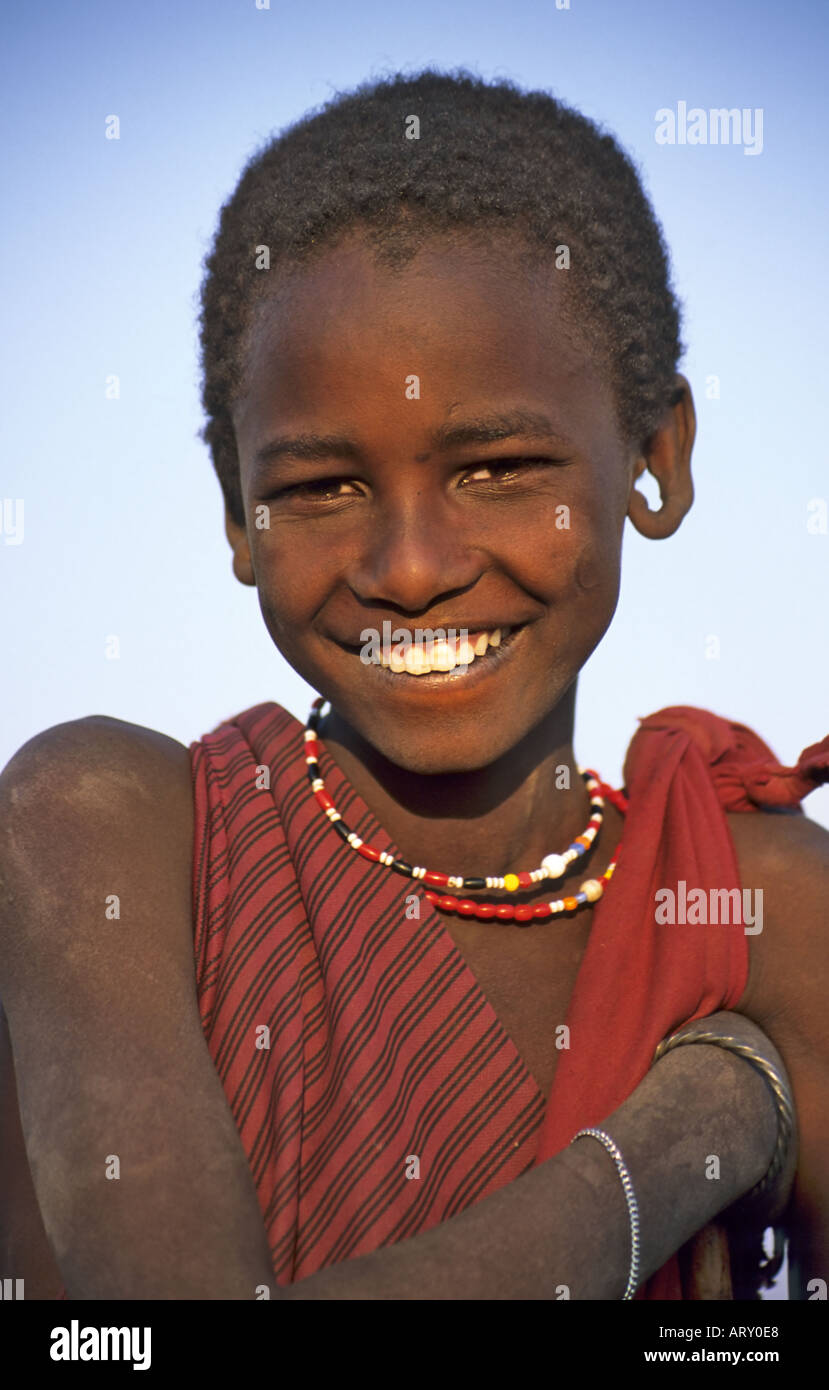 Maasai boy, Tanzania Stock Photo - Alamy