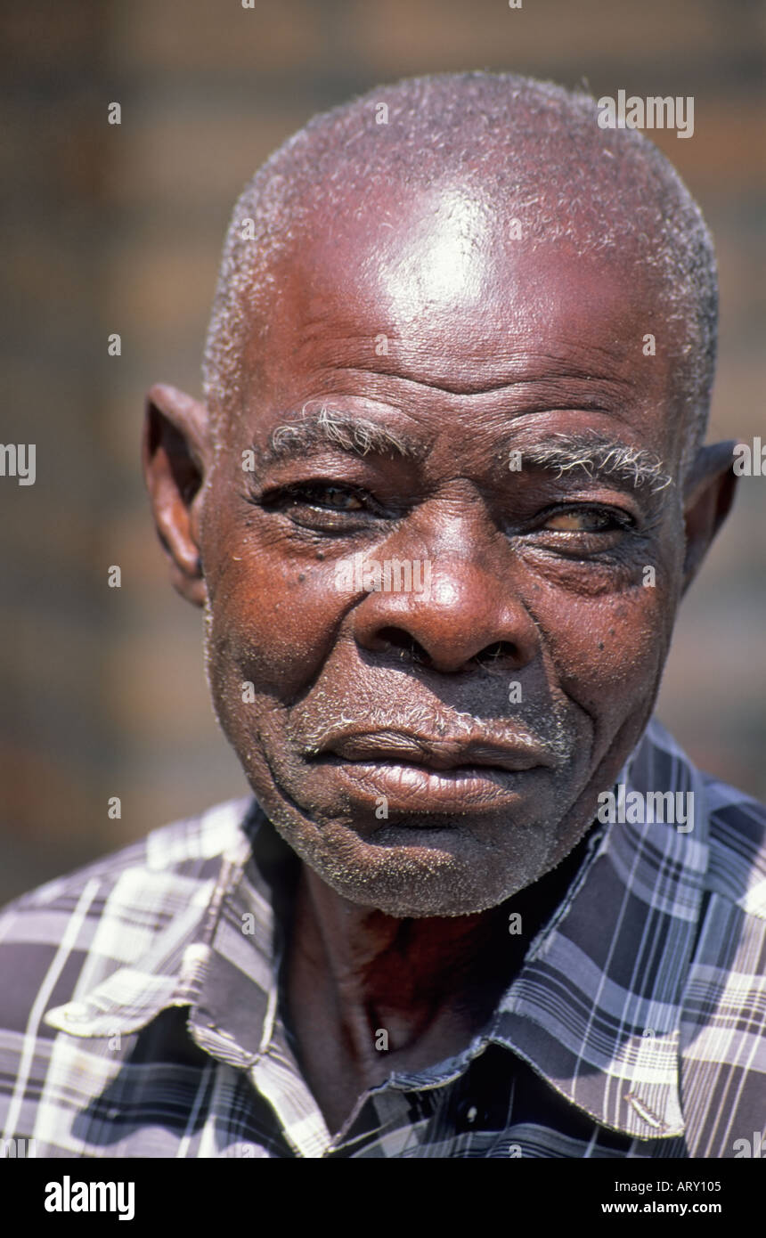 Malawian Man, Kande Village, Malawi Stock Photo - Alamy