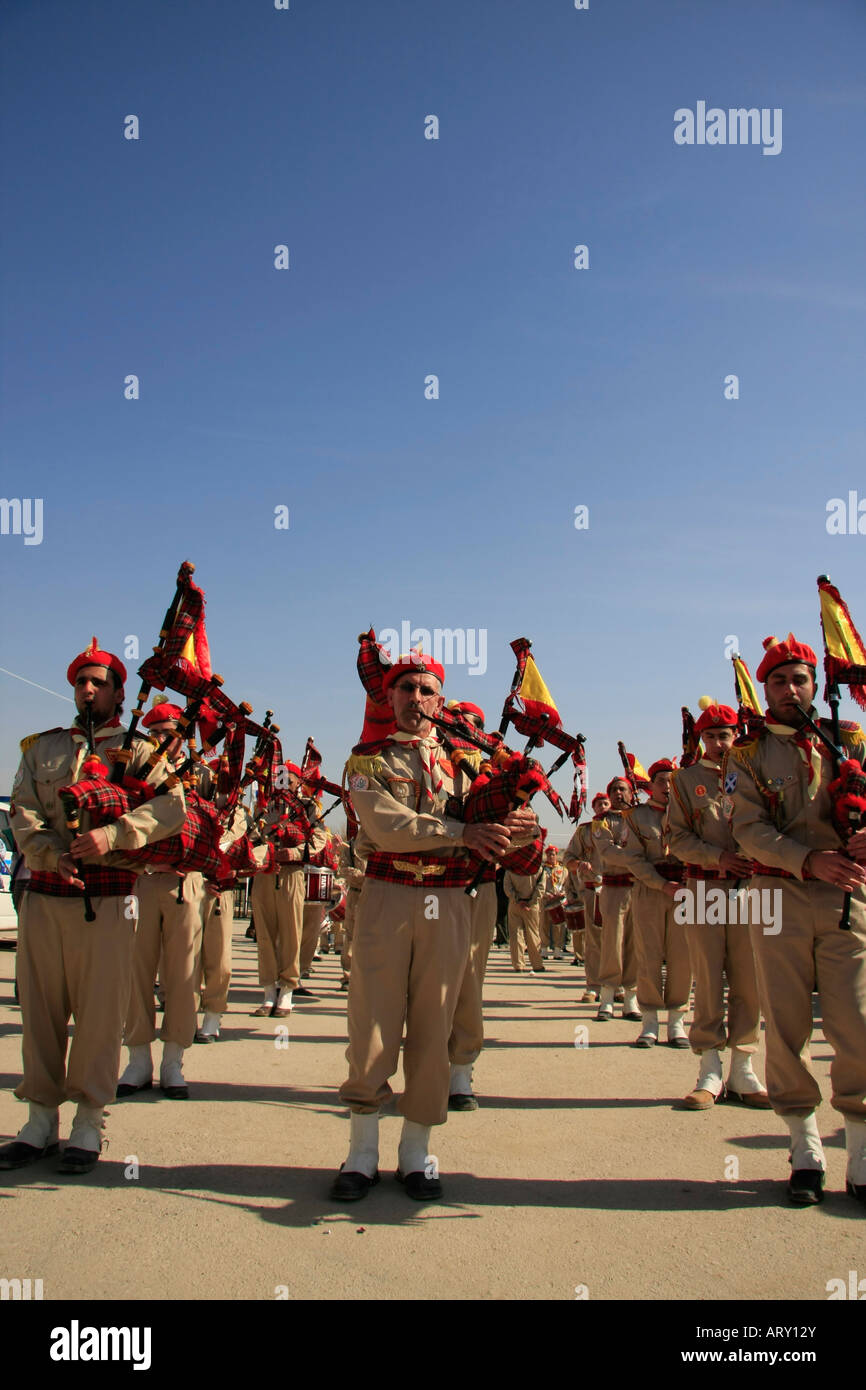 Jordan Valley Qasr al Yahud Palestinian band celebrates Theophany by ...