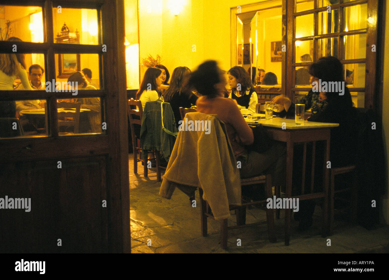 Athens nightlife of Psiri district Stock Photo - Alamy