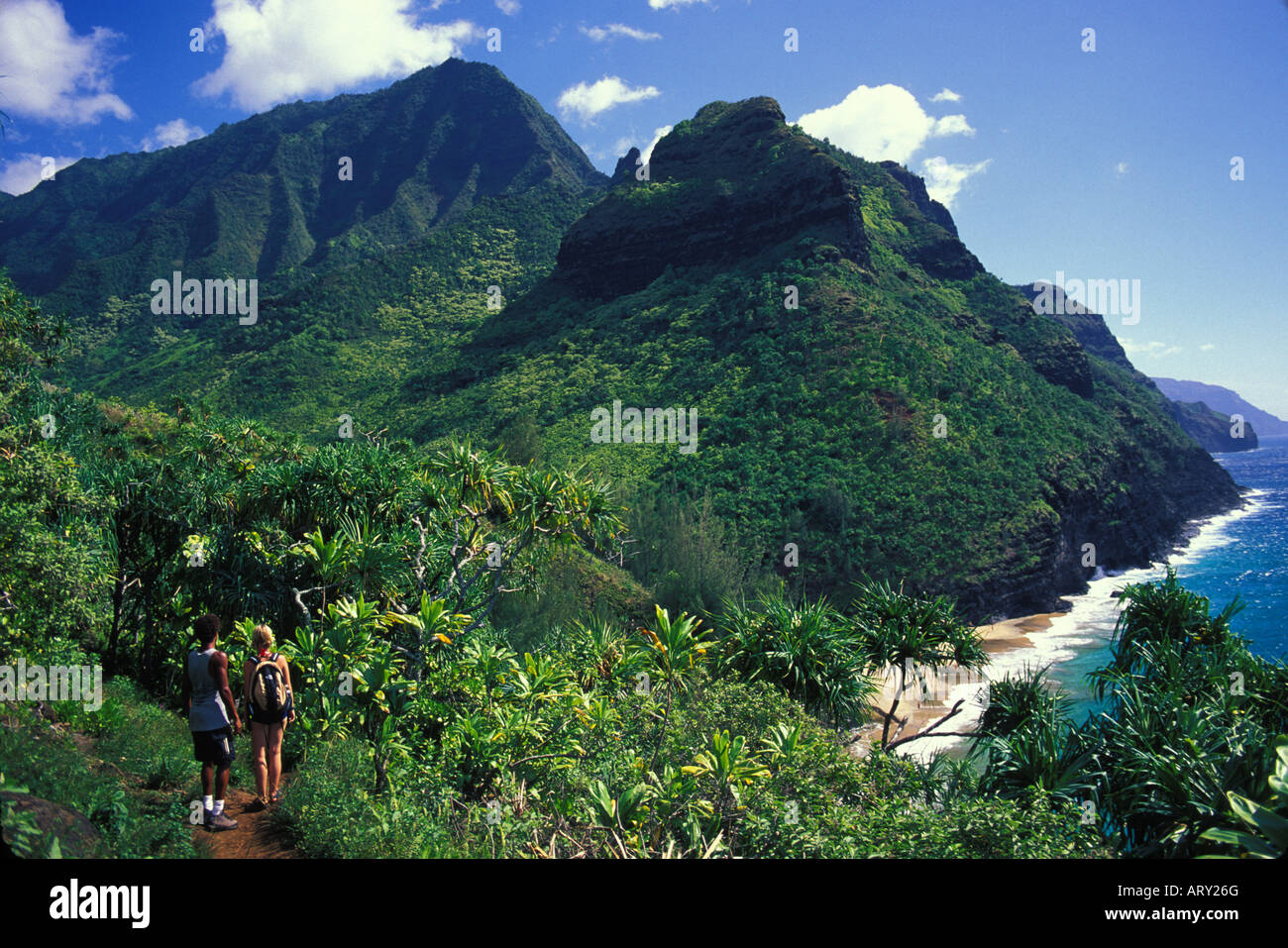 Hanakapiai beaches hi-res stock photography and images - Alamy