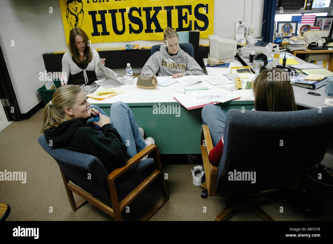 High school social studies class hi-res stock photography and images ...