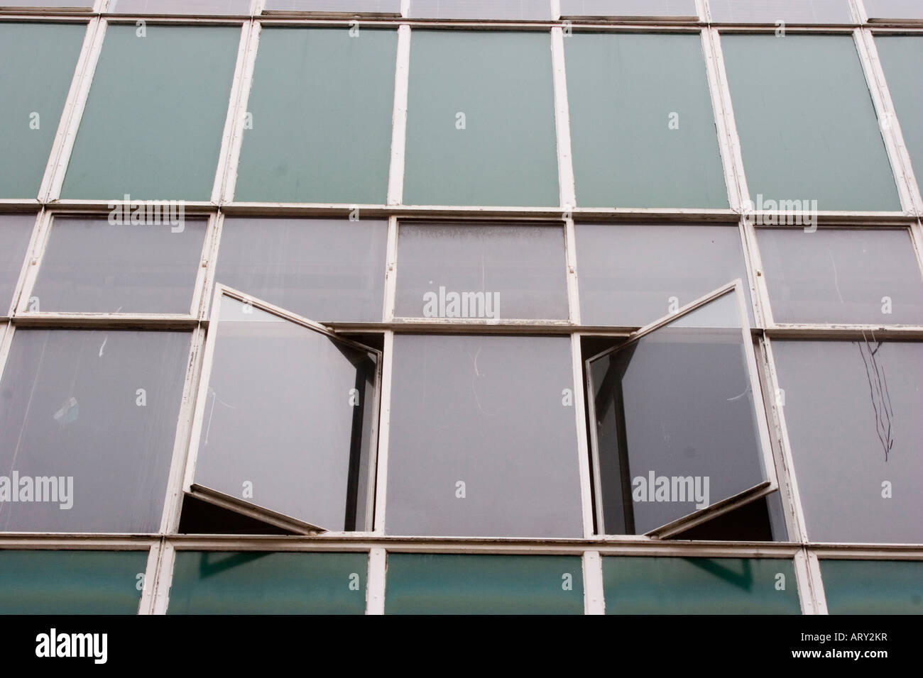 Modern glass tower block in Newport Stock Photo - Alamy