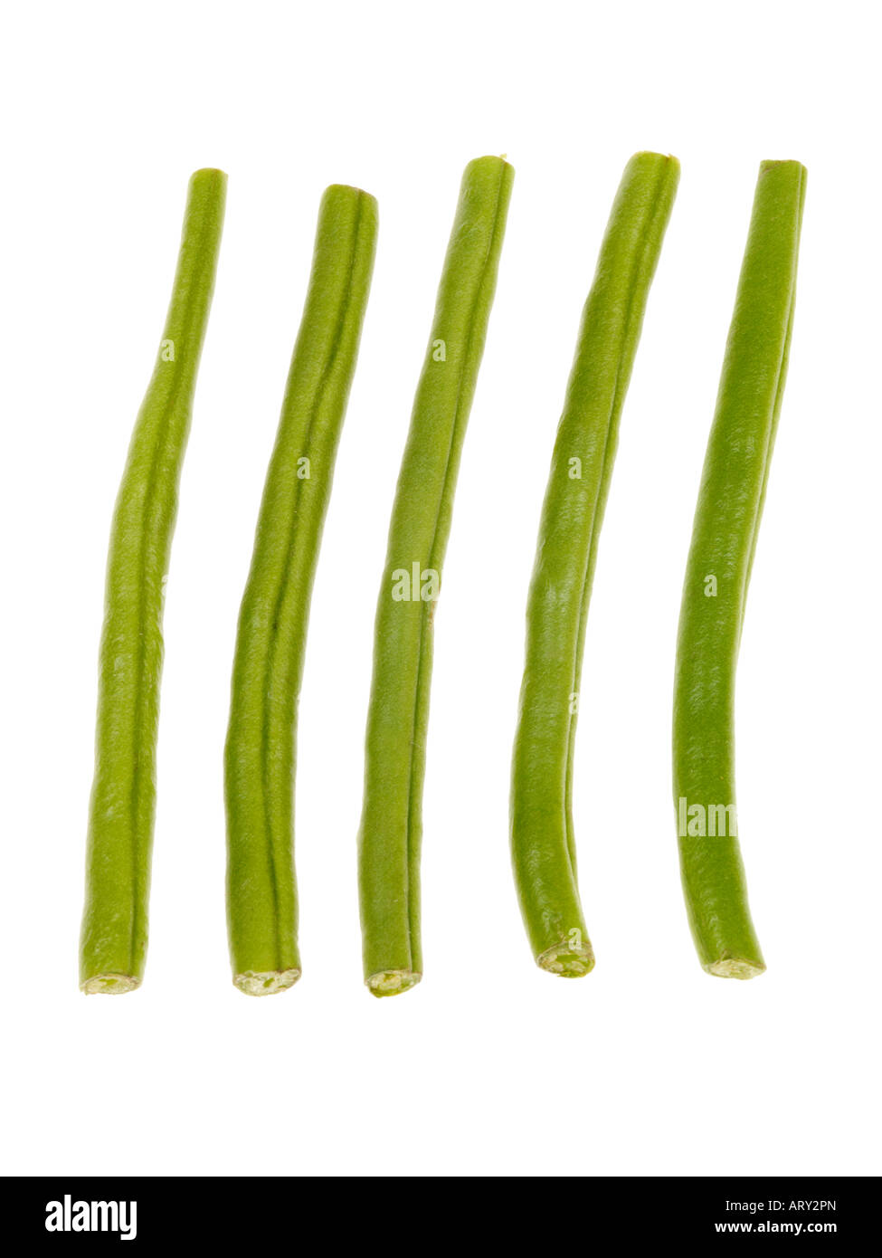 Five Green Beans Stock Photo - Alamy