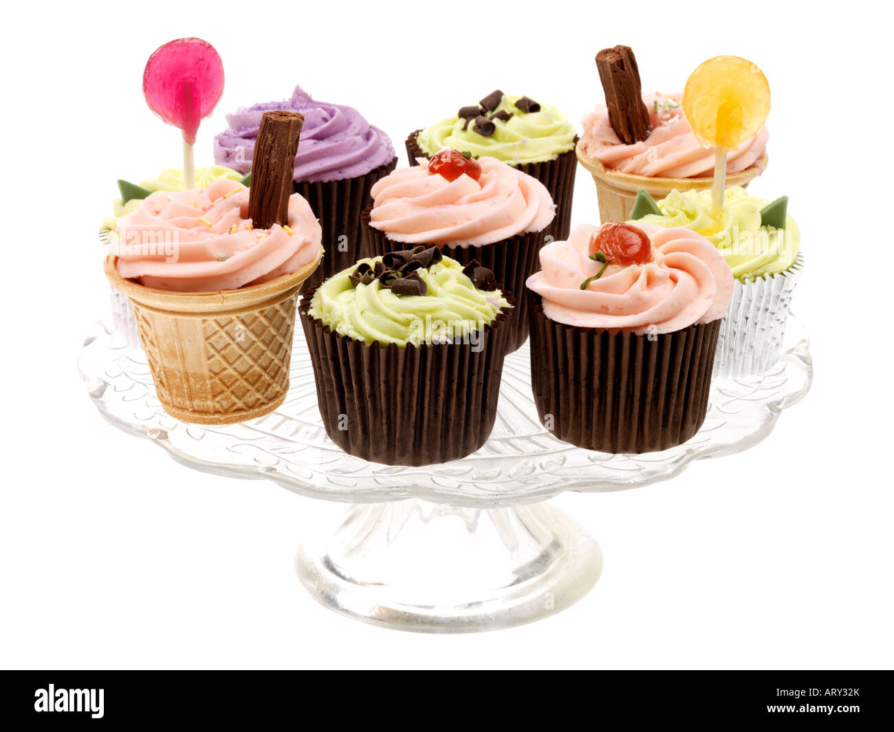 Tea cake stand Cut Out Stock Images & Pictures - Alamy