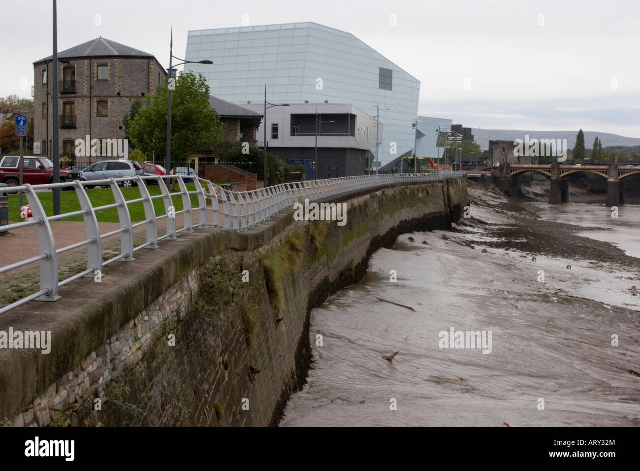 The River Usk in Newport South Wales Stock Photo - Alamy