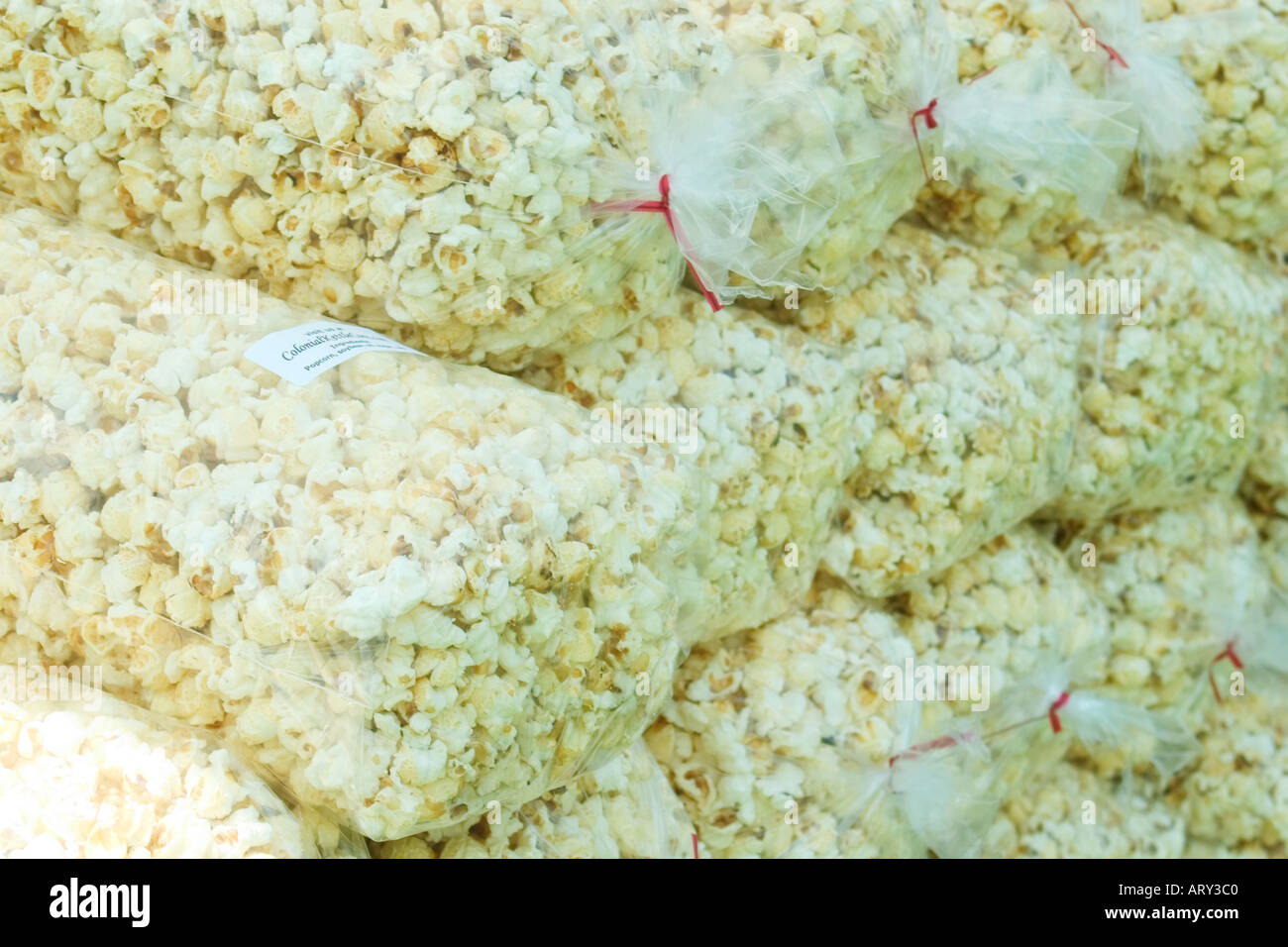 Bags of popcorn Stock Photo - Alamy