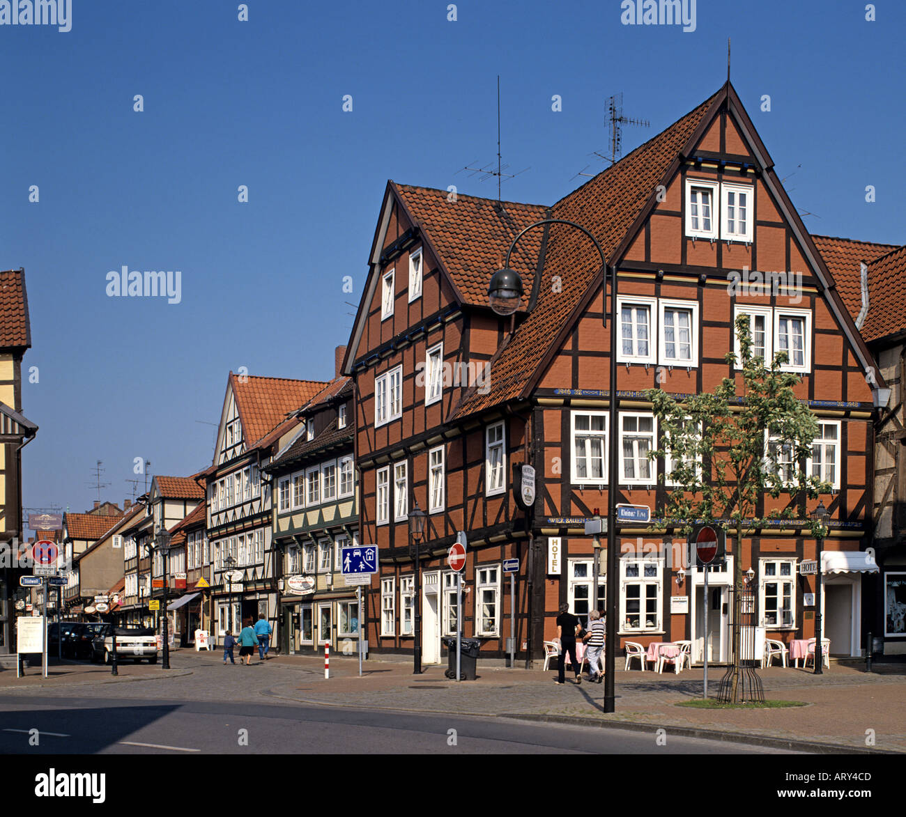 Germany niedersachsen celle old timbered hi-res stock photography and ...