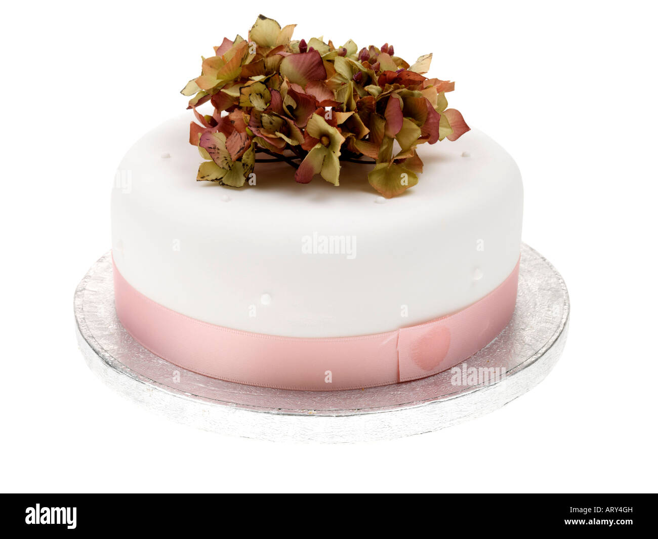 Pink iced cake Cut Out Stock Images & Pictures - Alamy