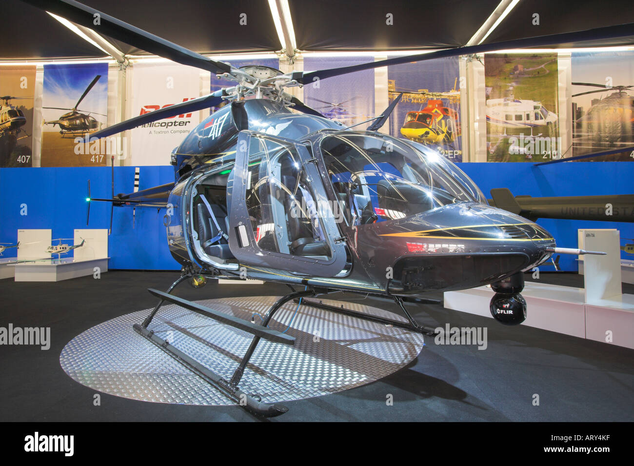 Bell 417 helicopter Stock Photo - Alamy