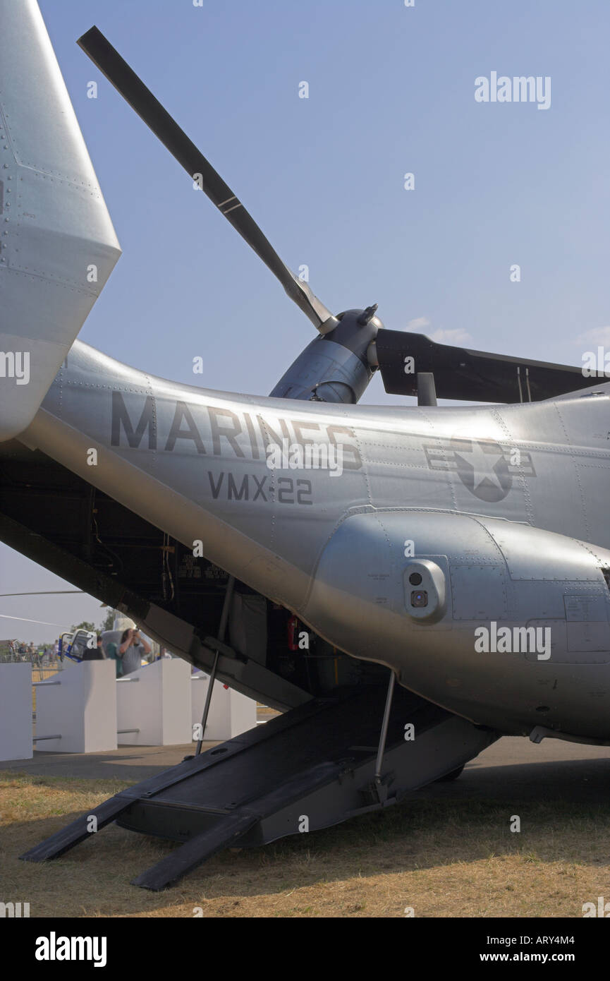 Part view of fuselage and ramp of Osprey VMX 22 Stock Photo - Alamy