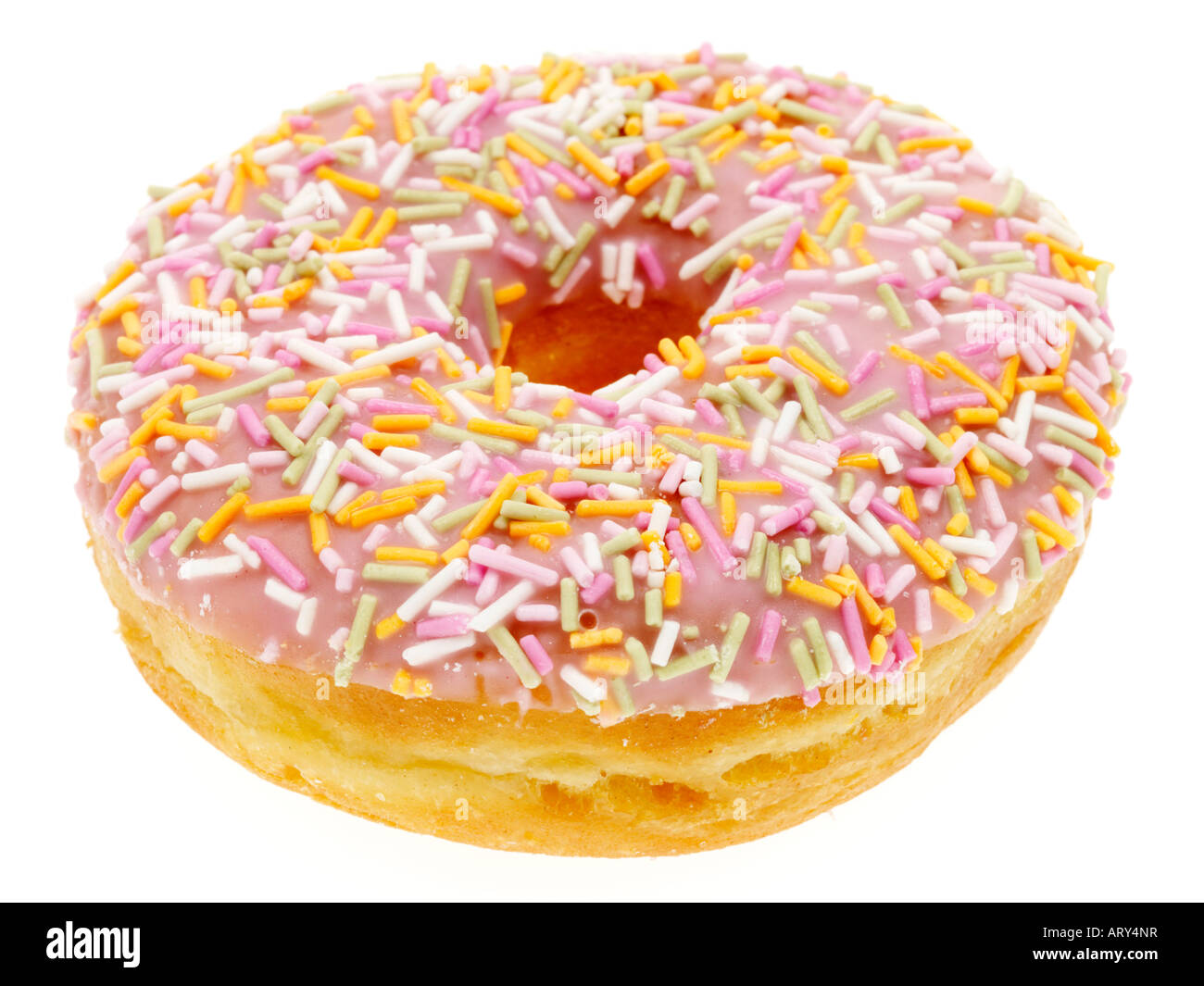 Iced Ring Doughnut Stock Photo - Alamy