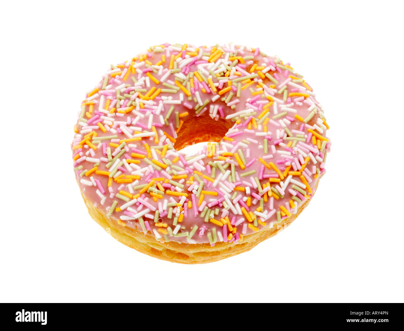 Iced Ring Doughnut Stock Photo - Alamy