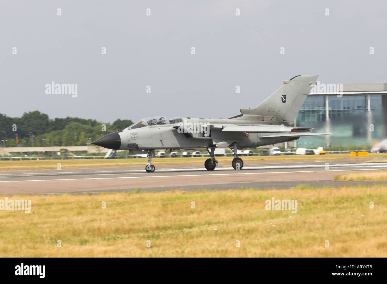 Tornado G4 RAF taking off at Farnborough Airshow 2006 Stock Photo - Alamy
