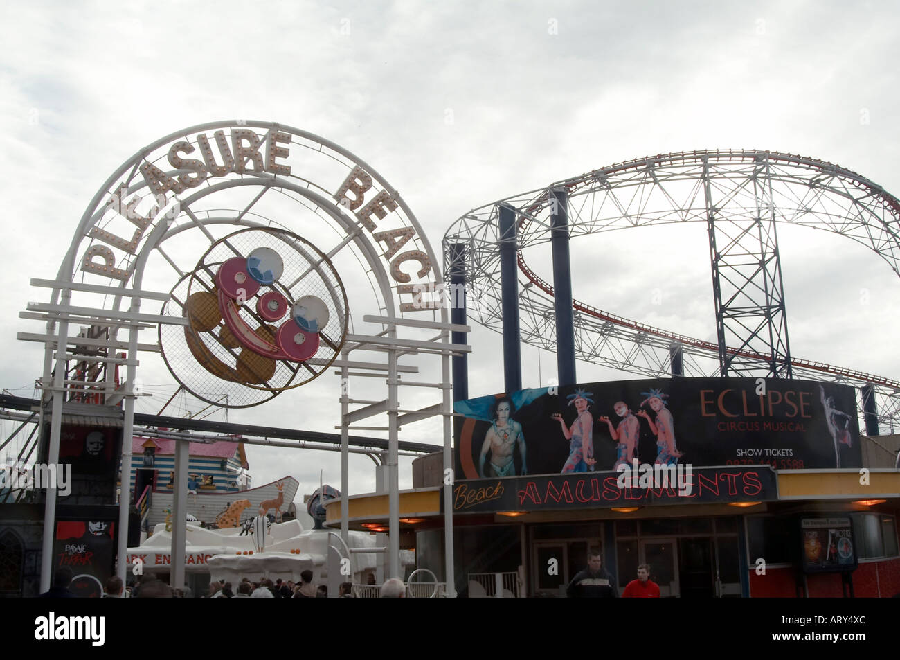 pepsi, max, rollacoaster, at, blackpool, pleasure, beach Stock Photo ...