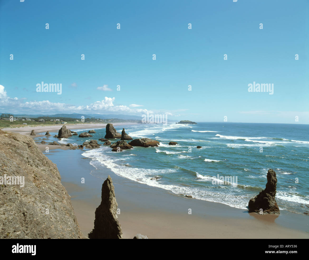 Brandon beach daytime Stock Photo - Alamy