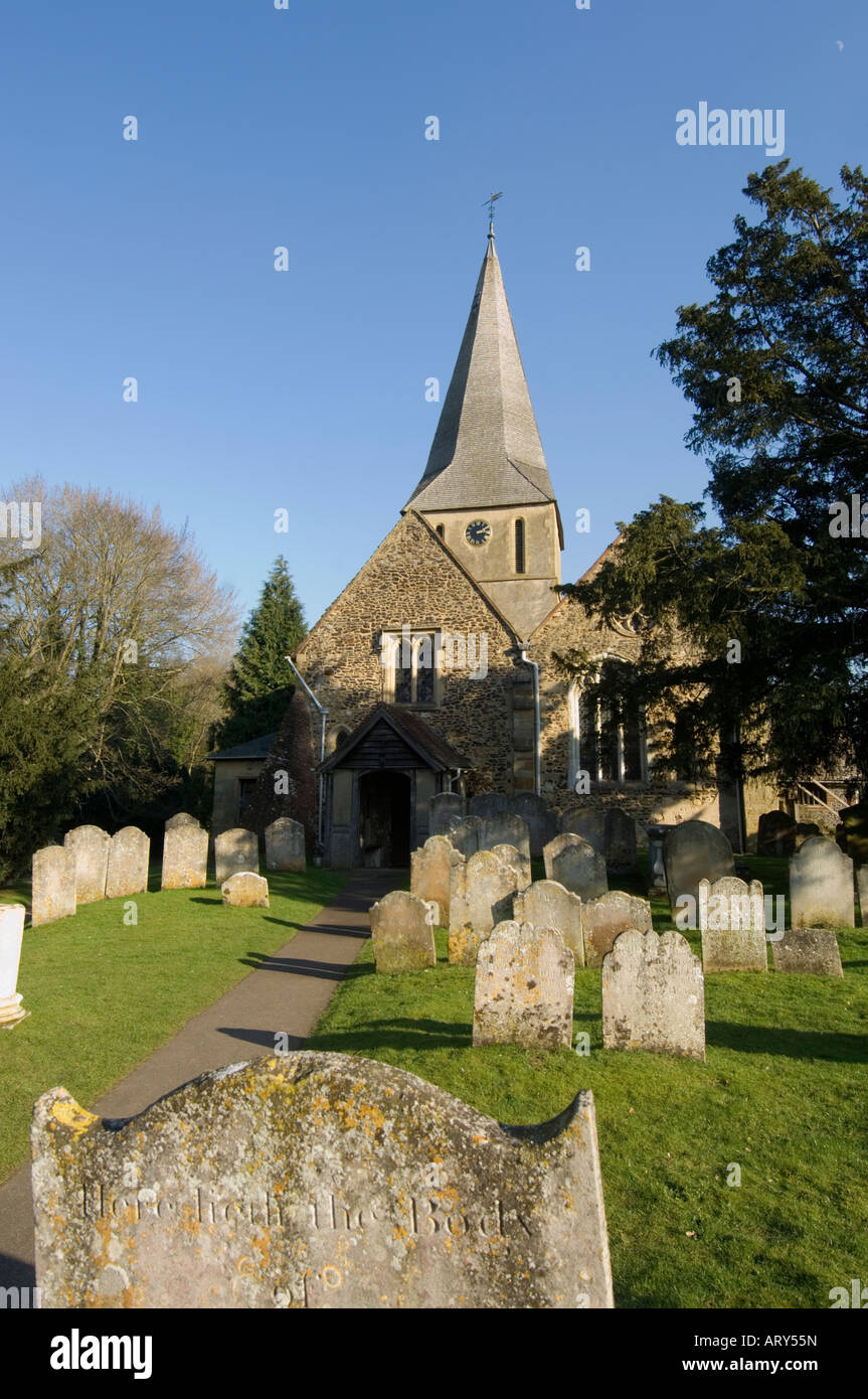 St James Church Shere Surrey UK Stock Photo - Alamy