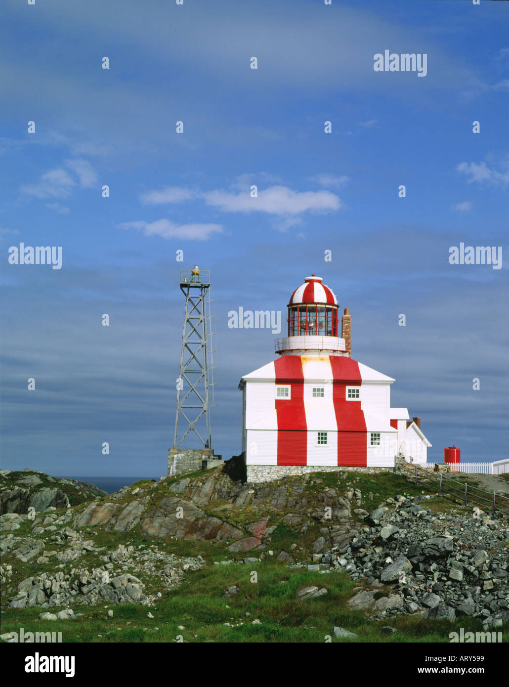 Lighthouse in Newfoundland Canada Stock Photo - Alamy
