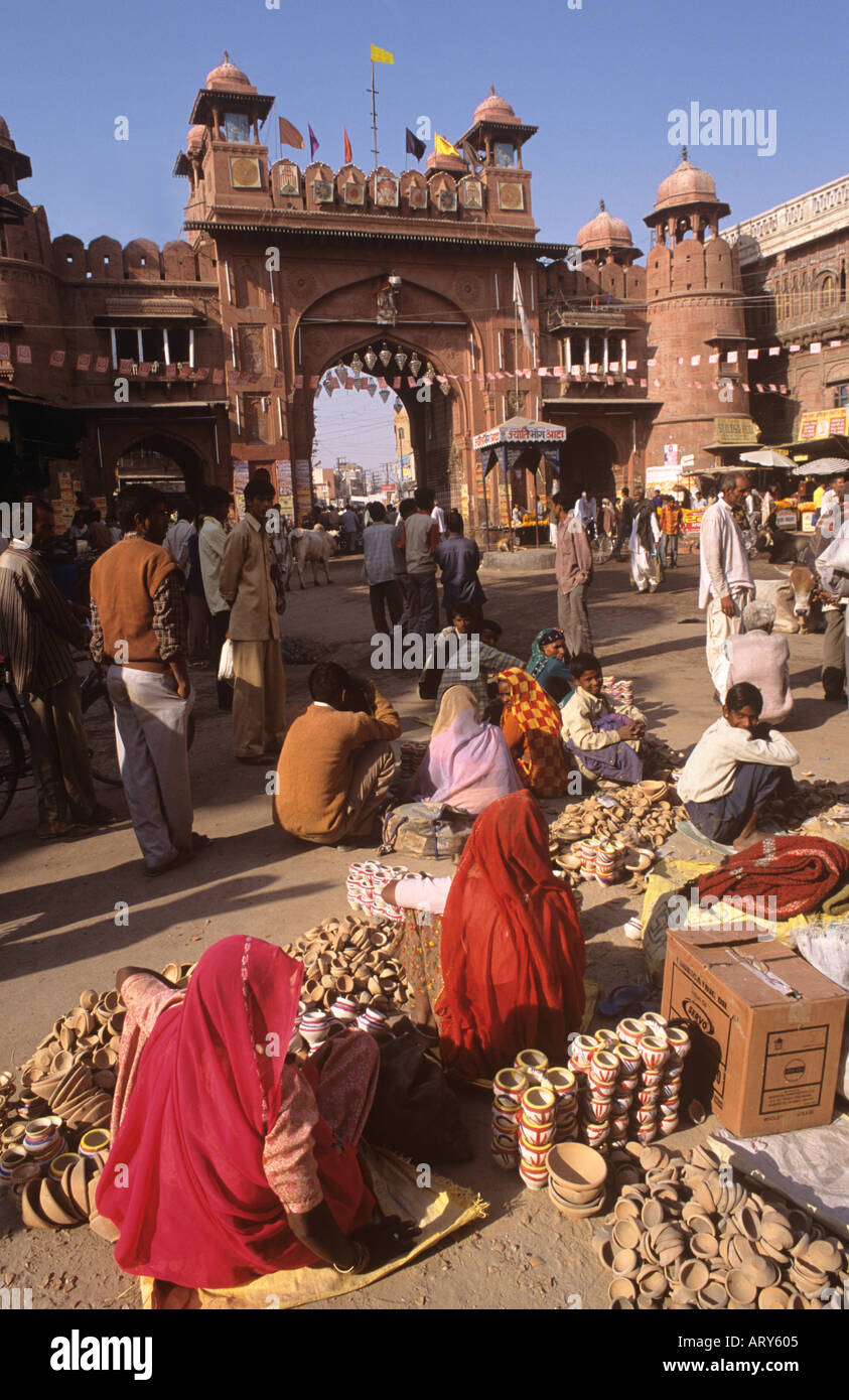 Kote Gate Old City Bikaner Rajasthan India Stock Photo - Alamy