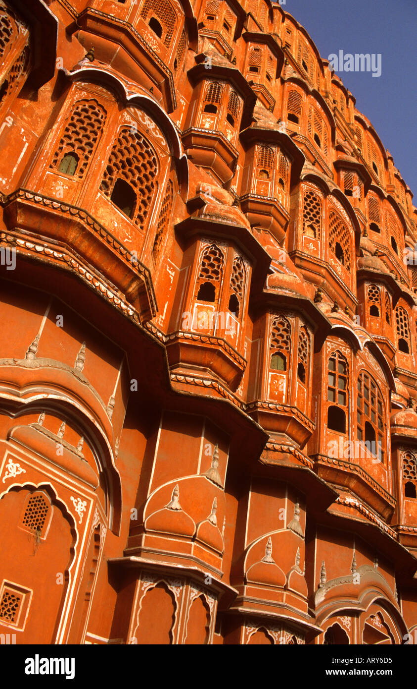 Hawa Mahal Palace of the Winds Jaipur Rajasthan India Stock Photo - Alamy
