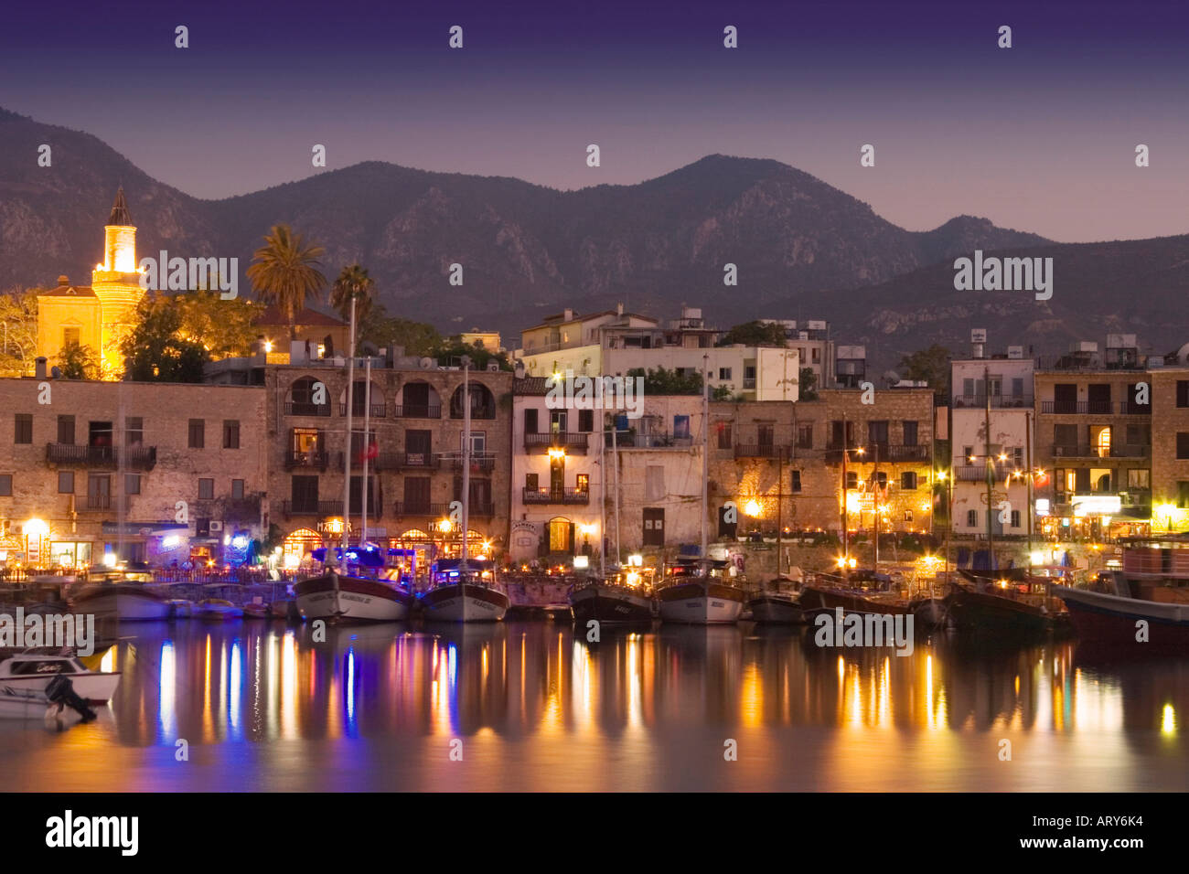 Kyrenia dusk hi-res stock photography and images - Alamy