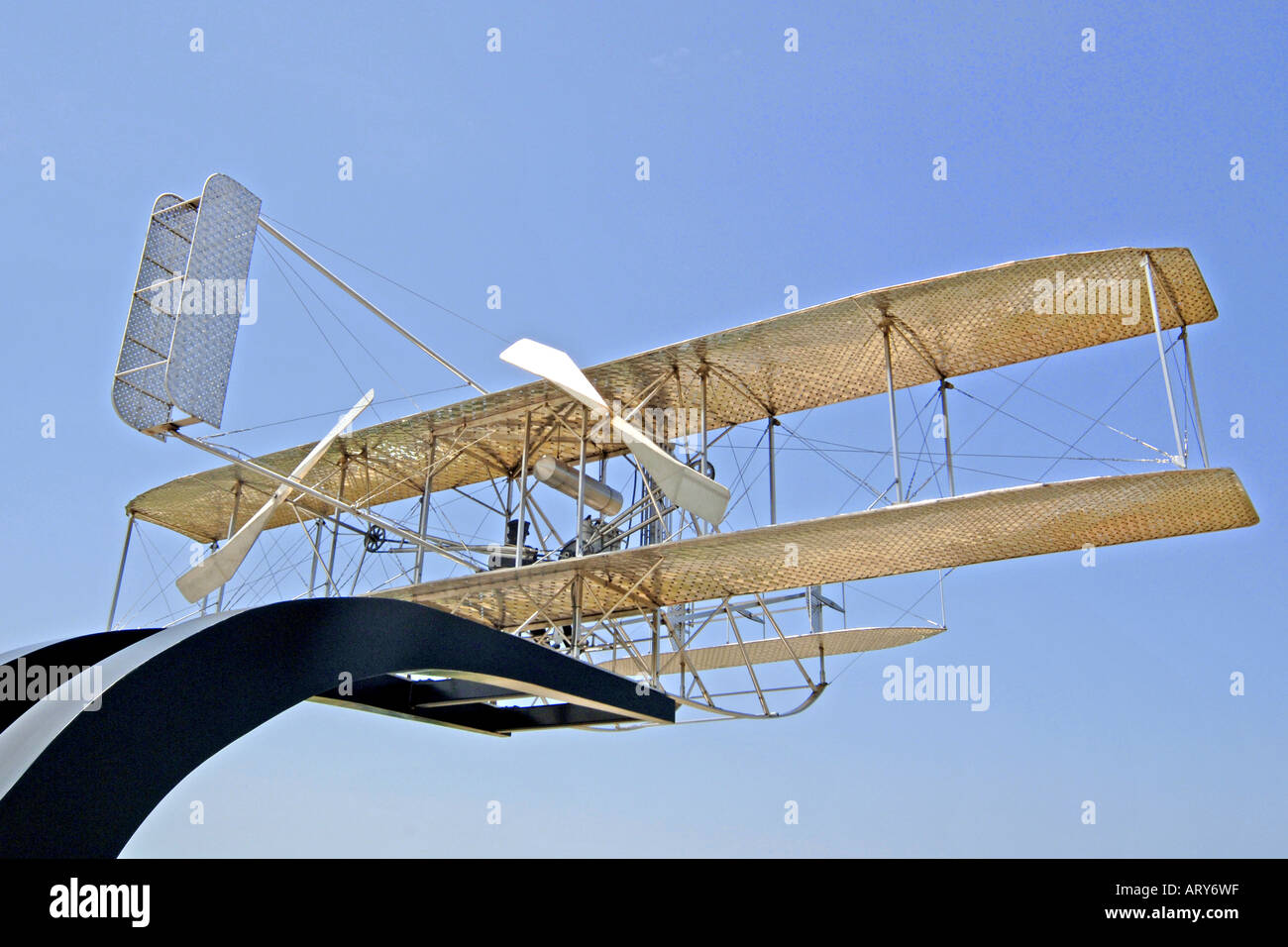 Wright Flyer Sculpture by Larry Godwin at the Wright-Patterson AFB in ...