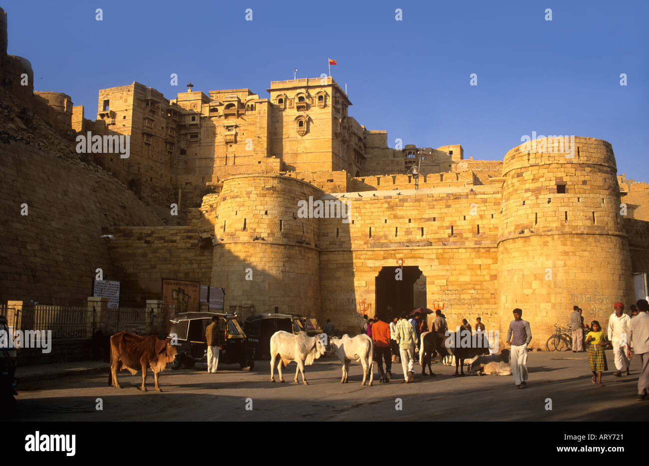 Fort Gate Jaisalmer Rajasthan India Stock Photo - Alamy
