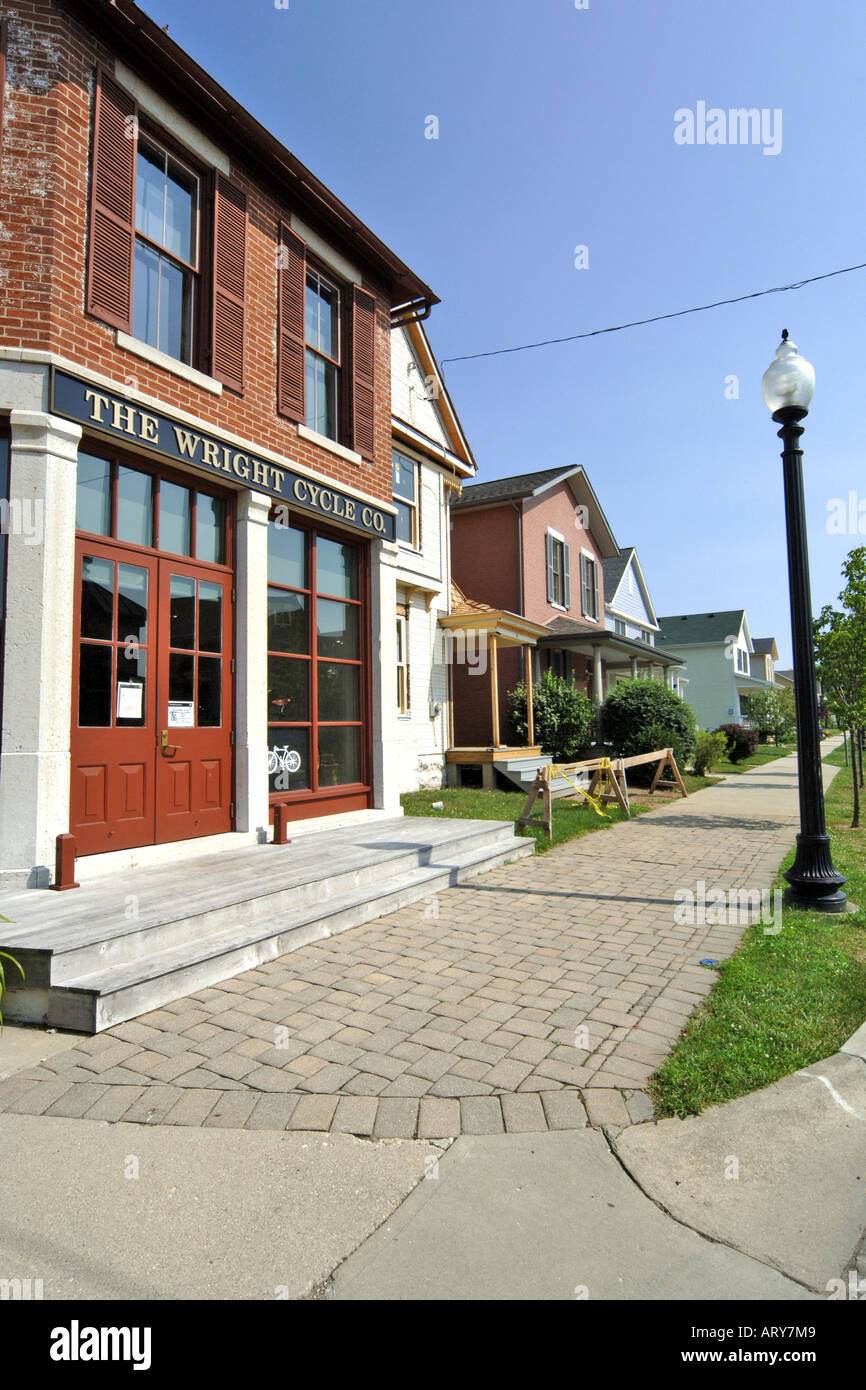 The Wright Brothers Cycle shop in the Dayton Aviation Heritage National ...