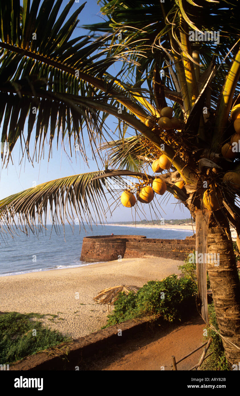 Fort Aguada bastion Sinquerim beach Goa India Stock Photo - Alamy