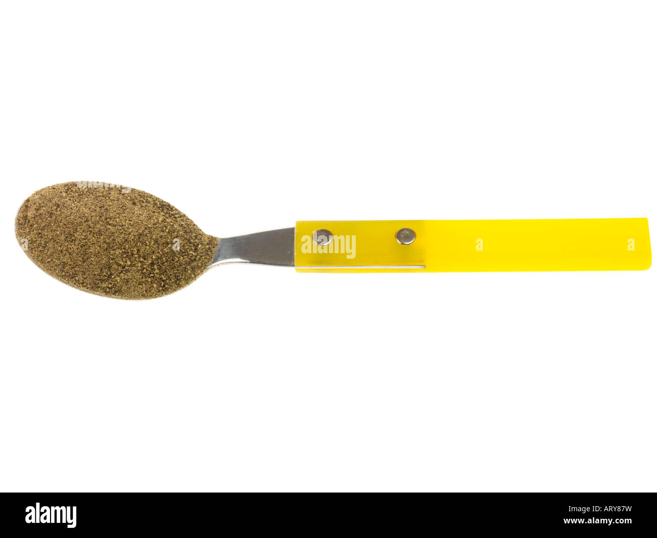 Ground Black Pepper Stock Photo - Alamy